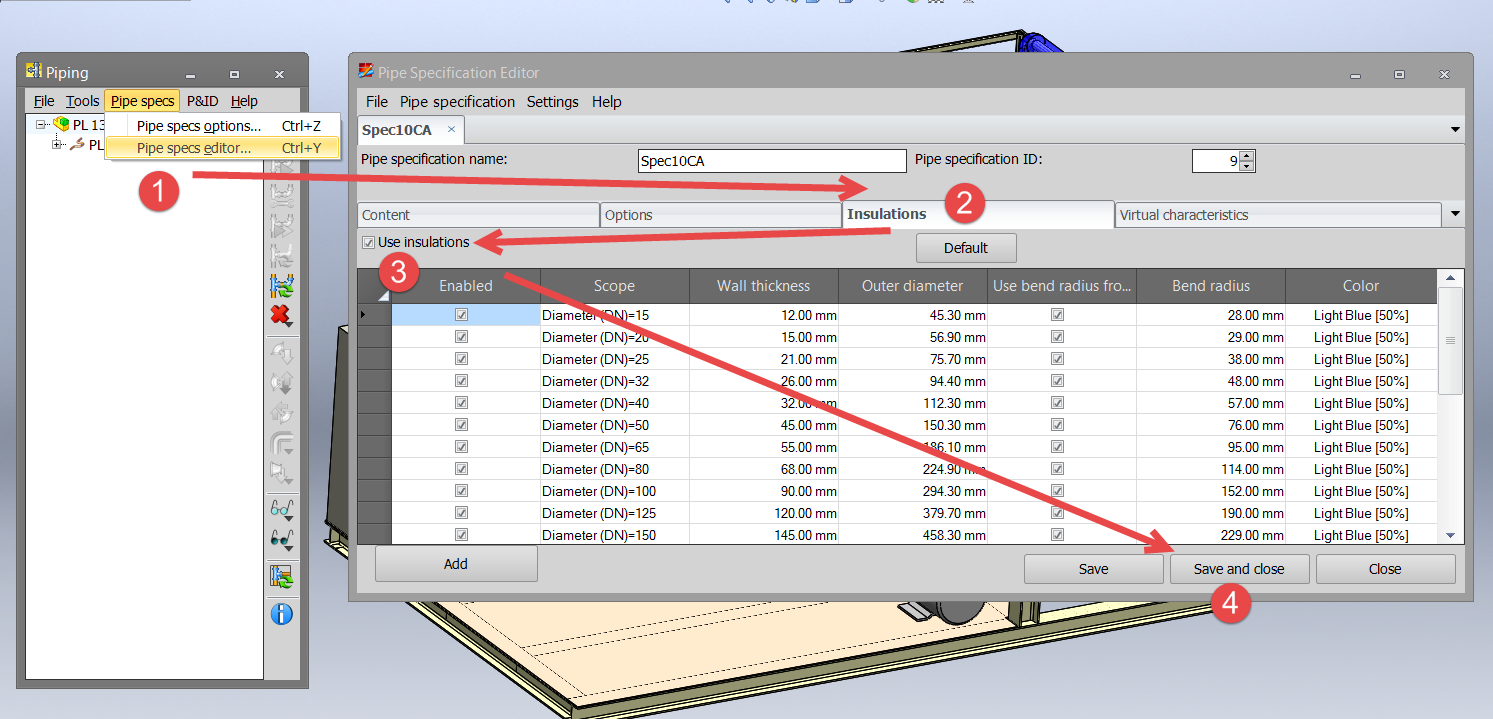 Adding Insulation to Smap3D Pipelines - CAD-helpdesk.de